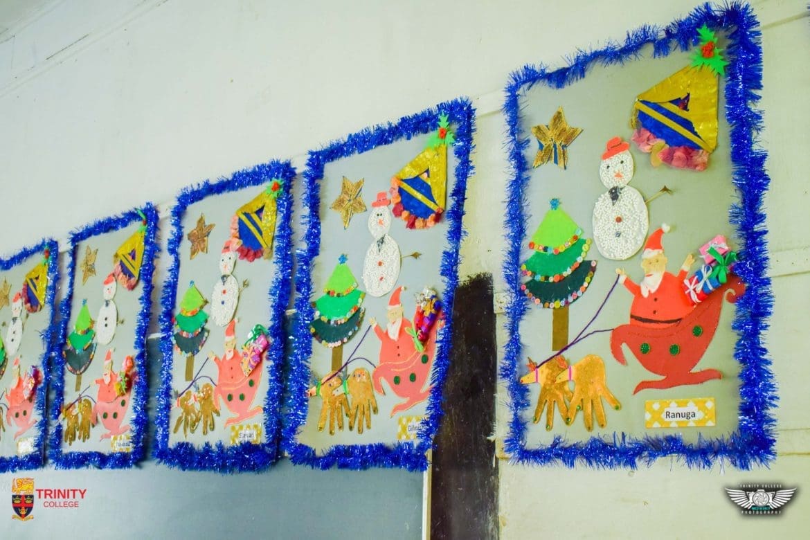 Christmas handwork from the Kindergarten | Trinity College Kandy, Sri Lanka