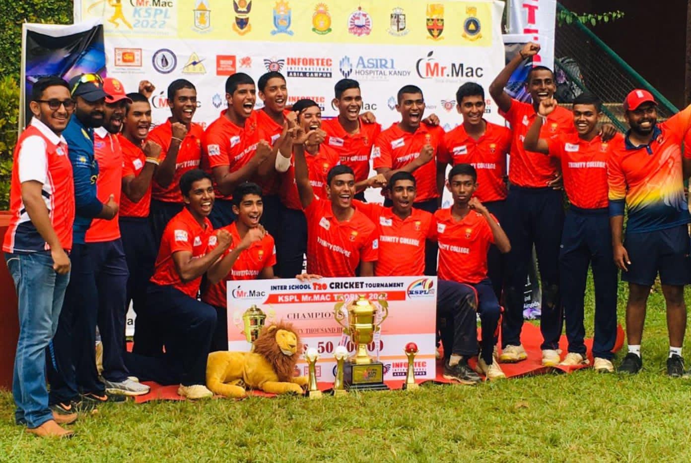 Trinity College Cricket Team emerge champions at the Kandy School ...