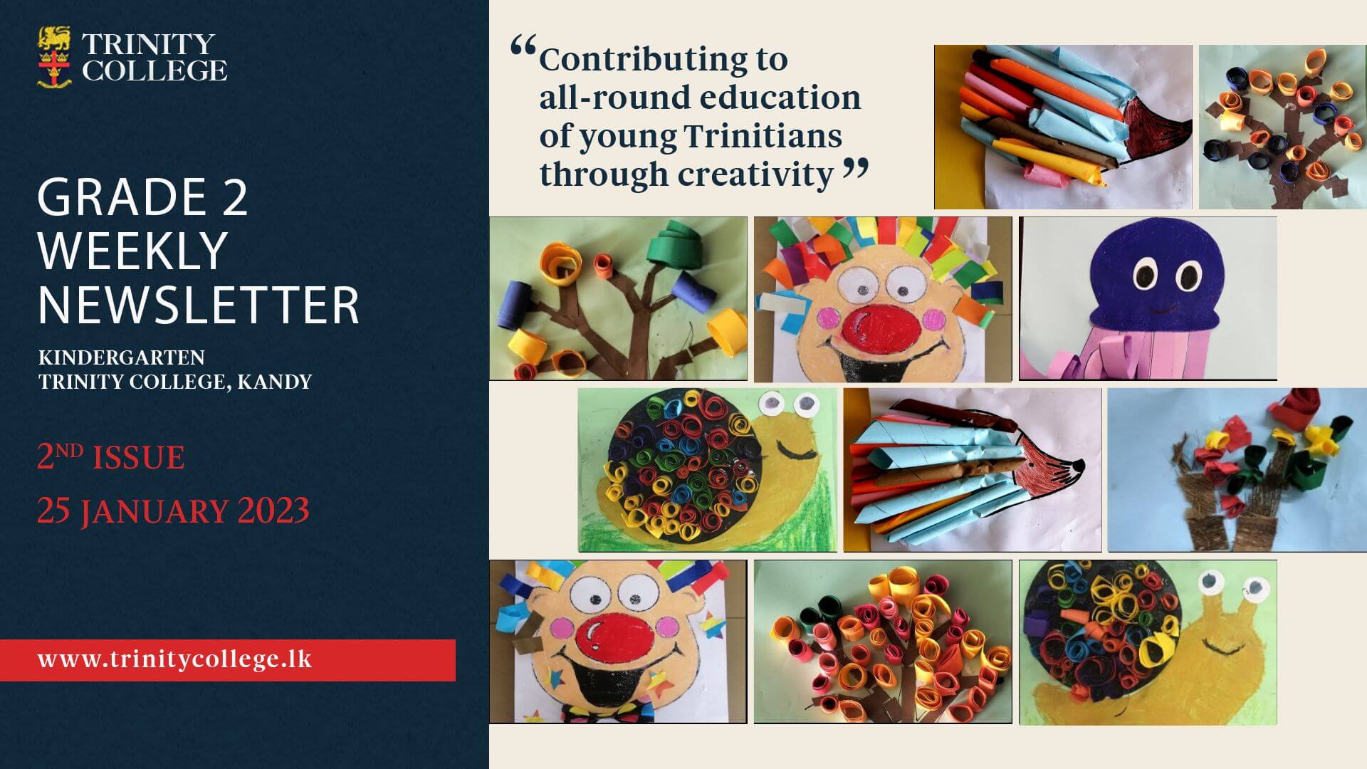 Rolled Paper Crafts – 2nd Issue of the Grade 2 Weekly Newsletter ...