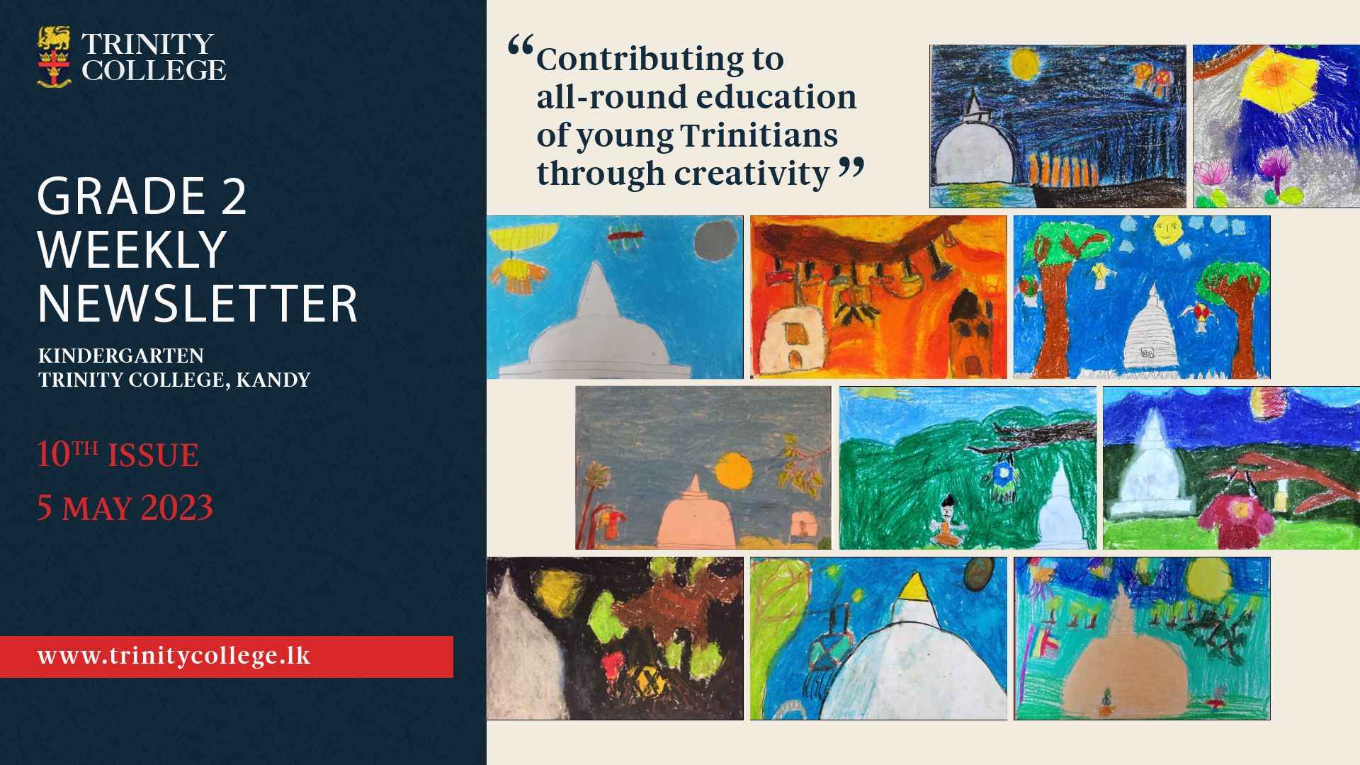 Grade 2 Weekly Newsletter – Issue 10 | Trinity College Kandy, Sri Lanka